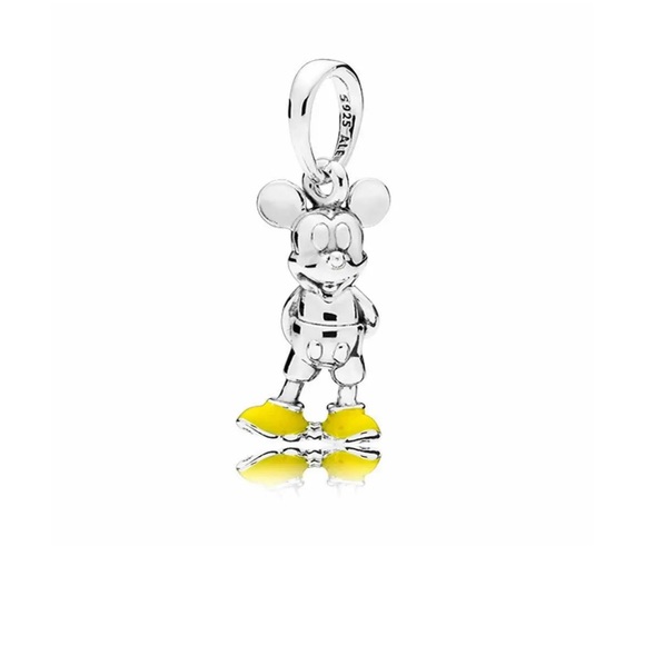 Pandora | Jewelry | Pandora Disney Classic Mickey Yellow Enamel | Poshmark